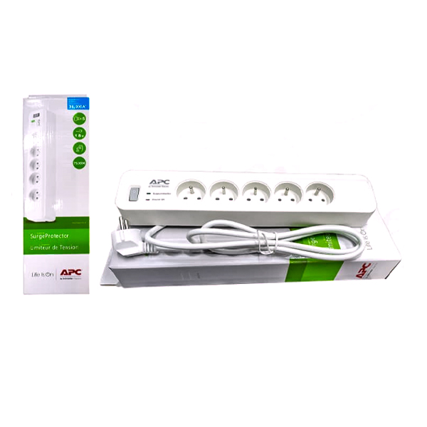 Multiprise Parafoudre APC 5 Ports avec Protection - AL'SPEED COMPUTER